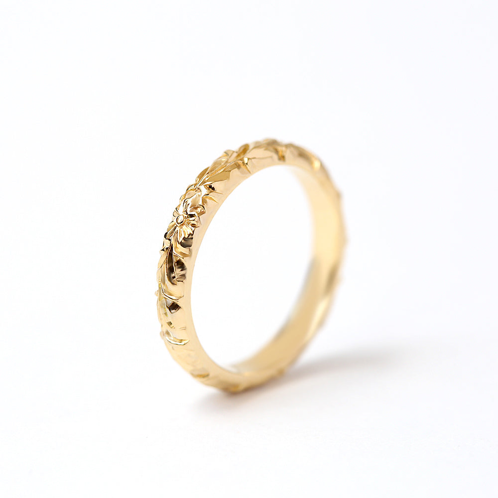 K14 バレル 3mm幅 2.0mm厚【トラディショナル】オーダーリング – PUA ALLY